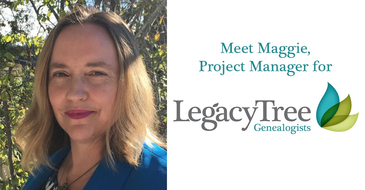 Meet Maggie, Project Manager for Legacy Tree Genealogists - Legacy Tree
