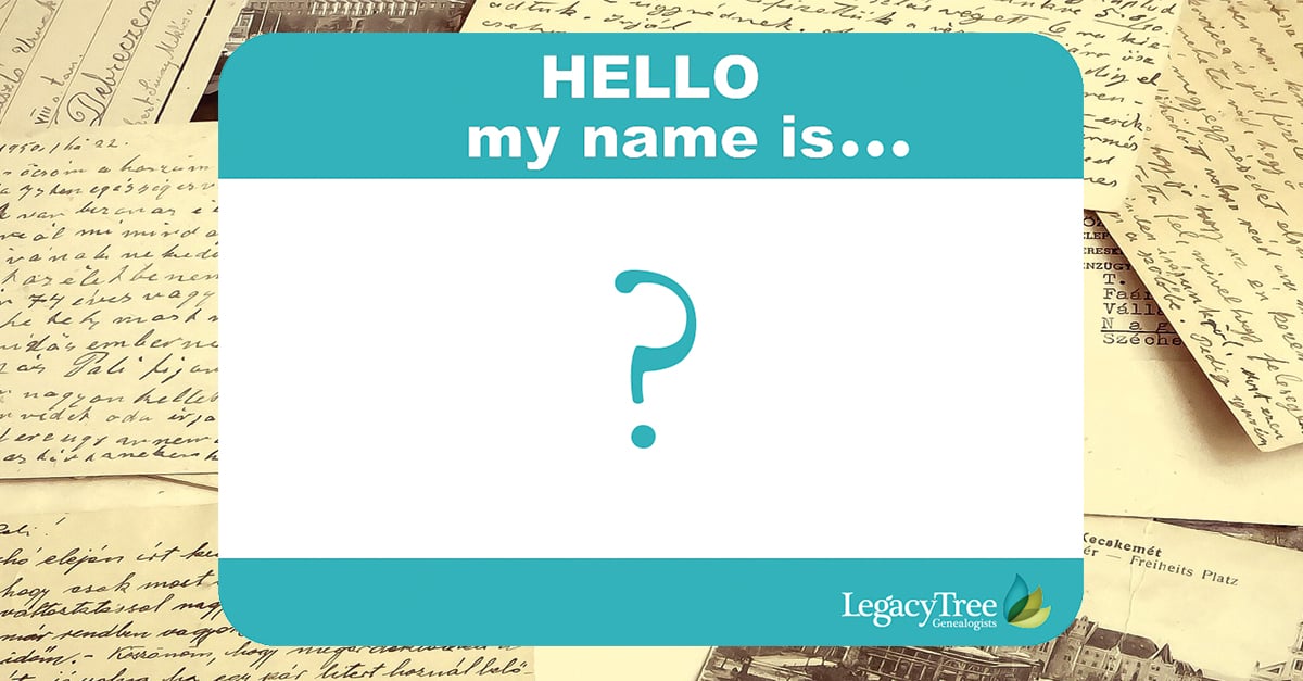 Dealing with Name Changes in Genealogy Research | Legacy Tree