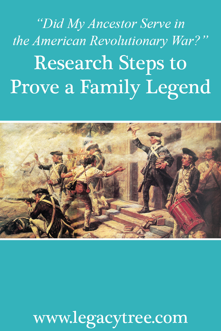 "How Do I Prove a Family Legend?" Documenting Evidence | Legacy Tree
